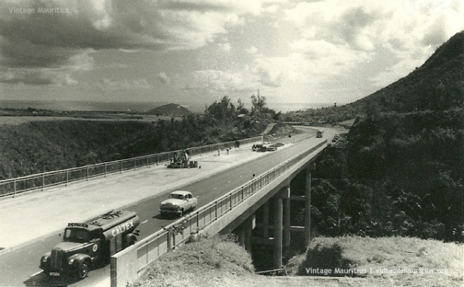 M1 Motorway from Ebene to Reduit - 1970s - Vintage Mauritius