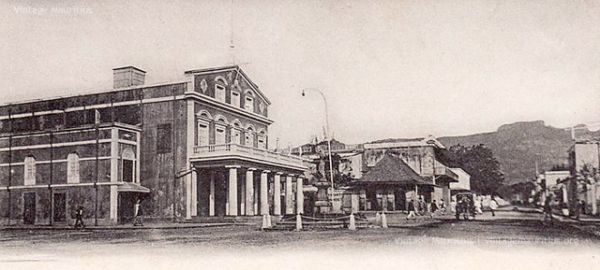 Port Louis - The Municipal Theatre during the Colonial Times - 1905 ...