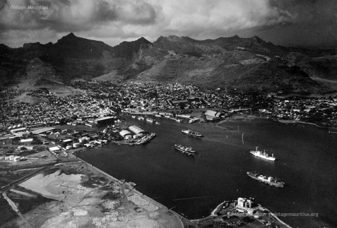 Port Louis - Viewed from the Signal Mountain - 1899 - Vintage Mauritius