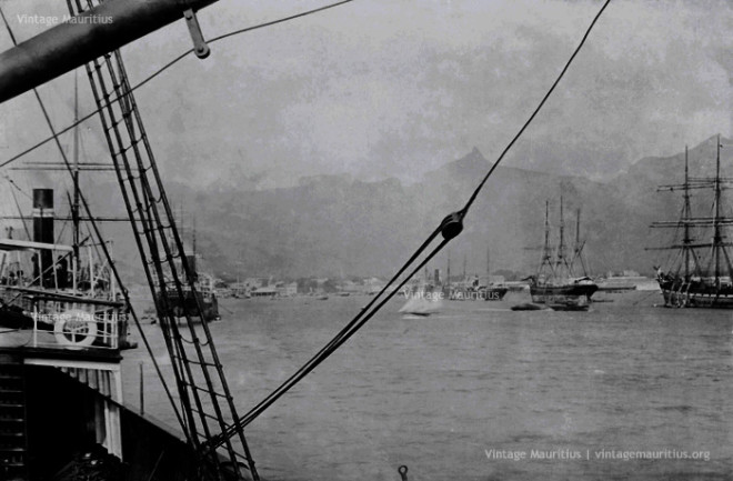 Port Louis - The Harbour and Shipyards - Vintage Mauritius
